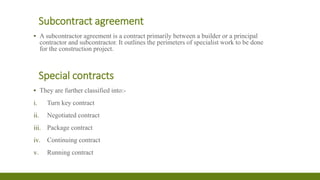 Types of contract | PPTX
