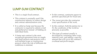 Types of contract | PPTX
