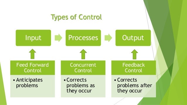 Types of control