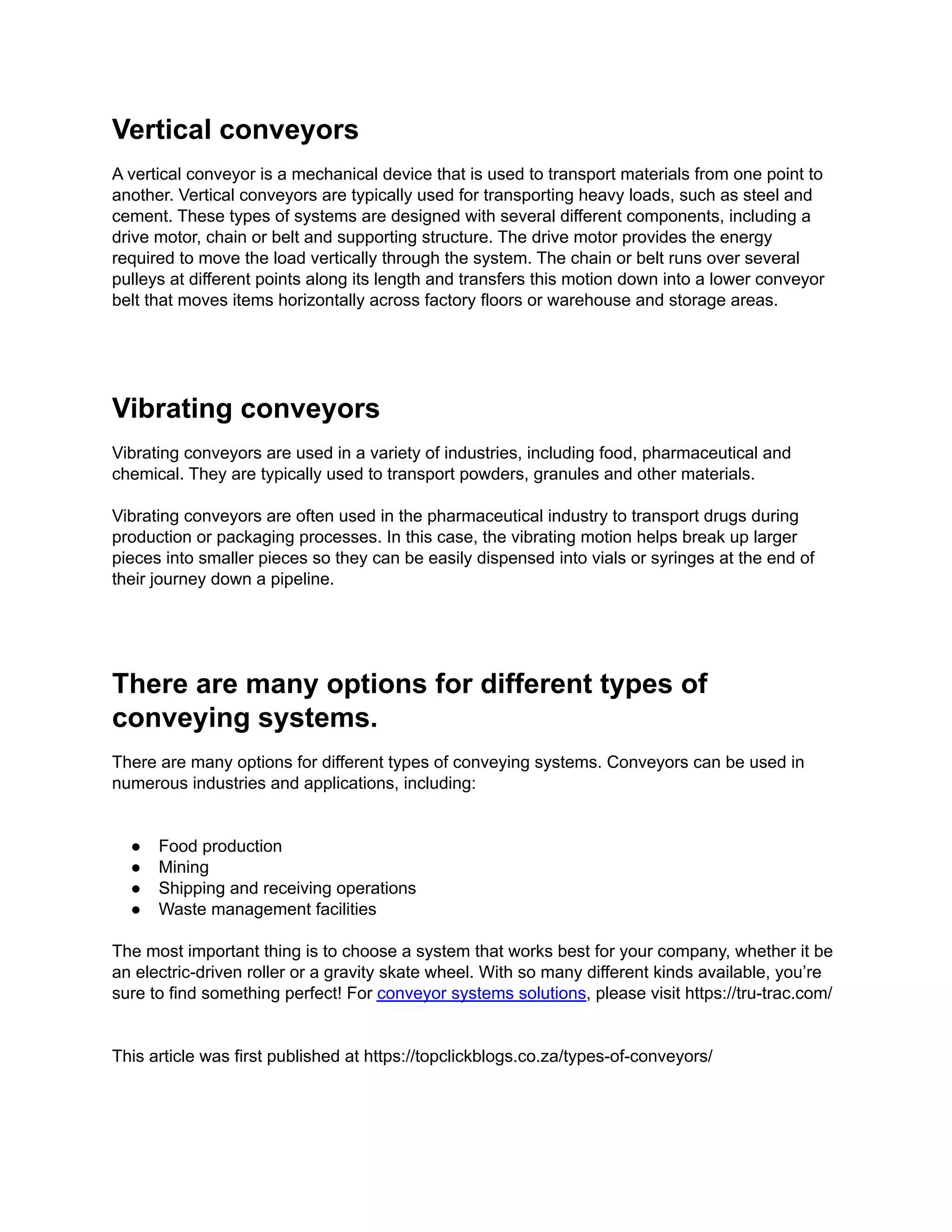 Types of Conveyors.pdf