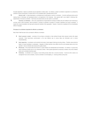 Types of coordination | DOC