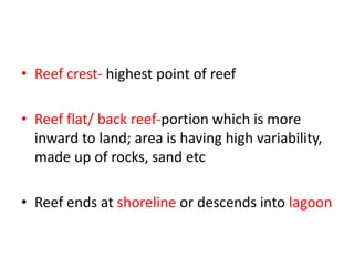Types of coral reefs and its distribution | PPT