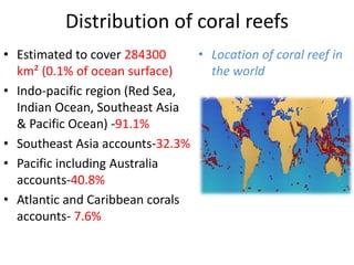 Types of coral reefs and its distribution | PPTX