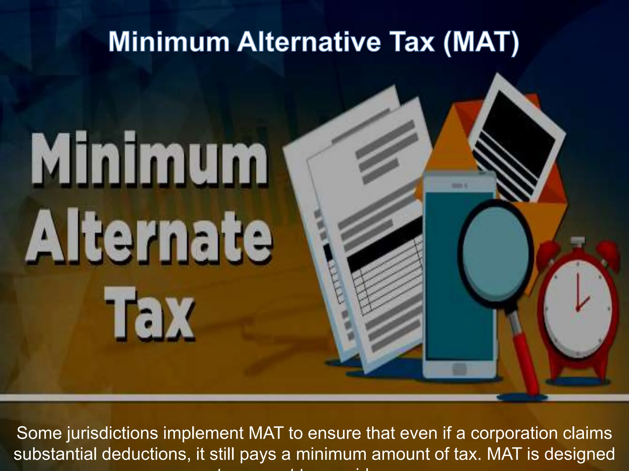 Types of Corporate taxes | PPTX