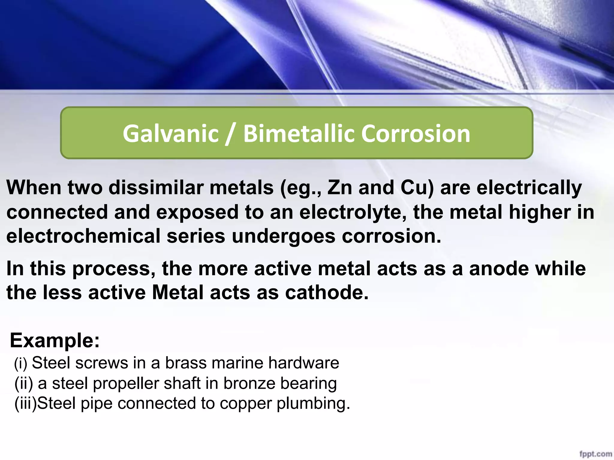 Types of corrosion | PPTX