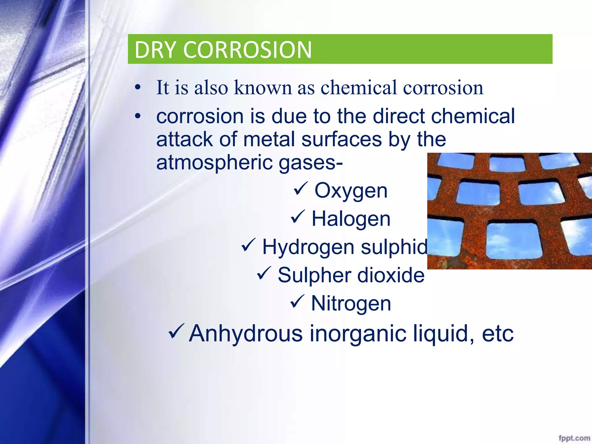 Types of corrosion | PPTX