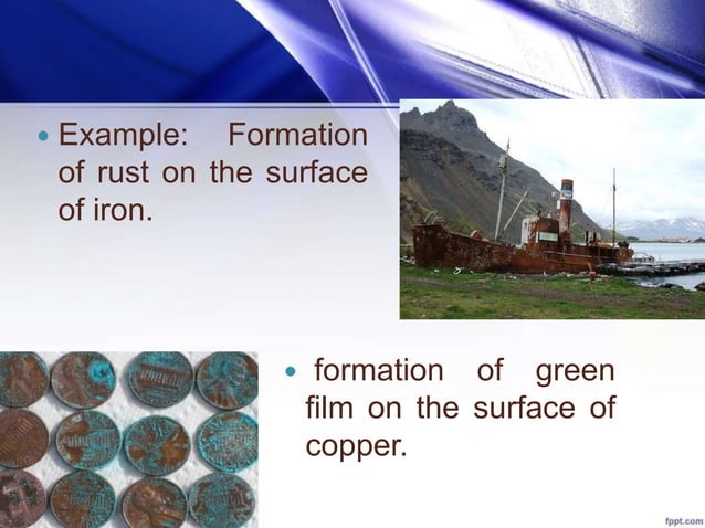 Types of corrosion | PPTX | Chemistry | Science
