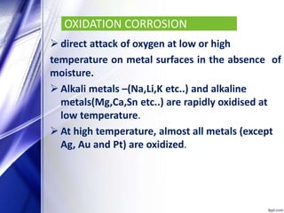 Types of corrosion | PPTX