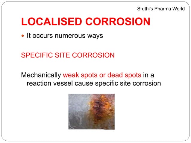Types of corrosion.pptx | Chemistry | Science
