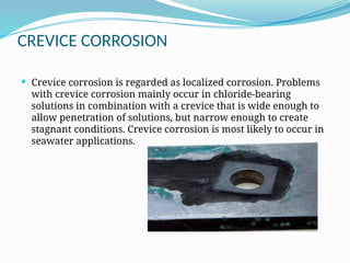 types of corrosion that could affect metals | PPT