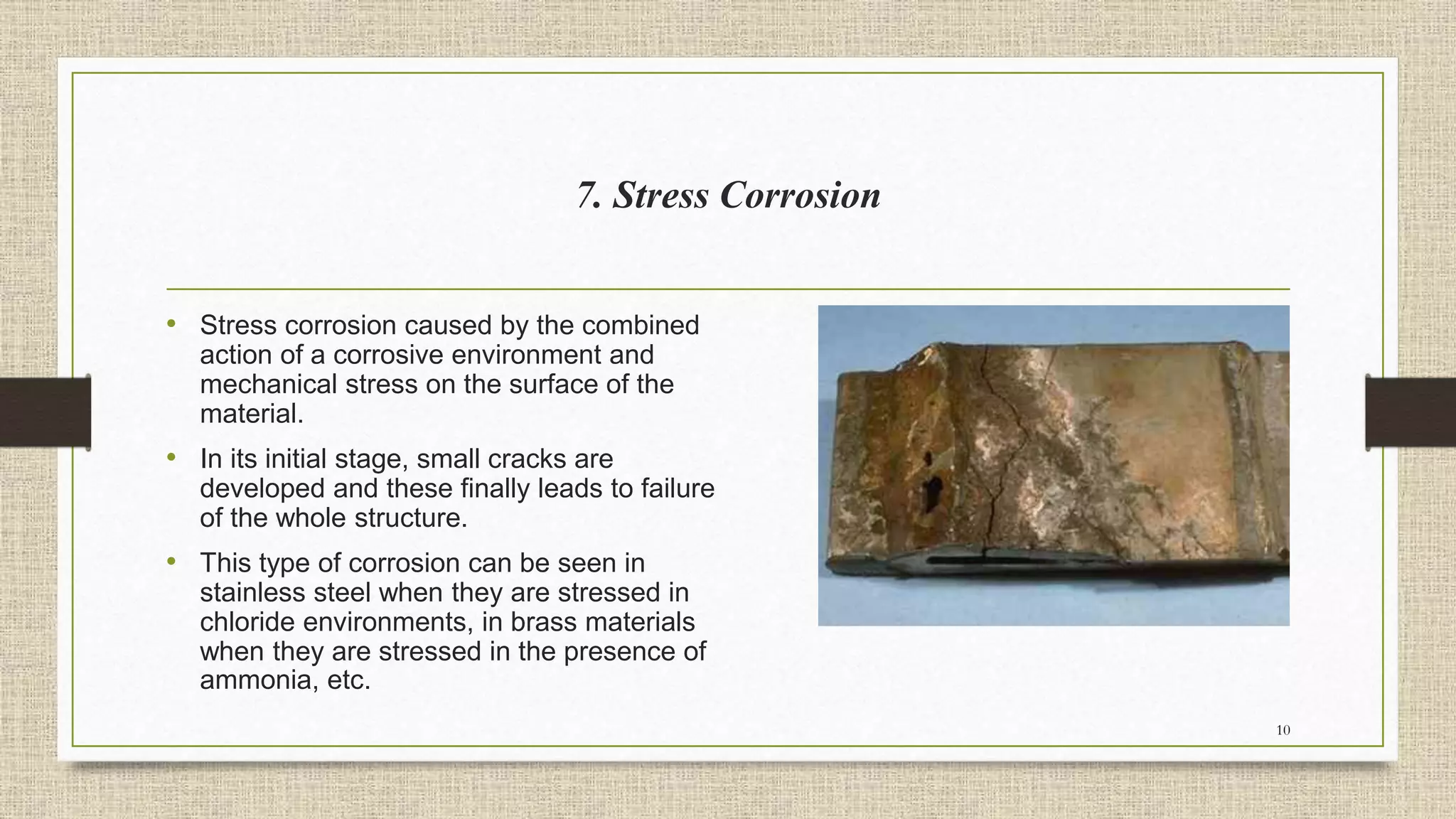 Types of corrosion and Prevention of corrosion | PPTX