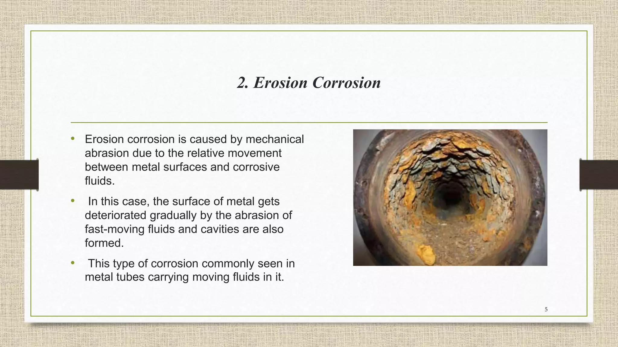 Types of corrosion and Prevention of corrosion | PPTX