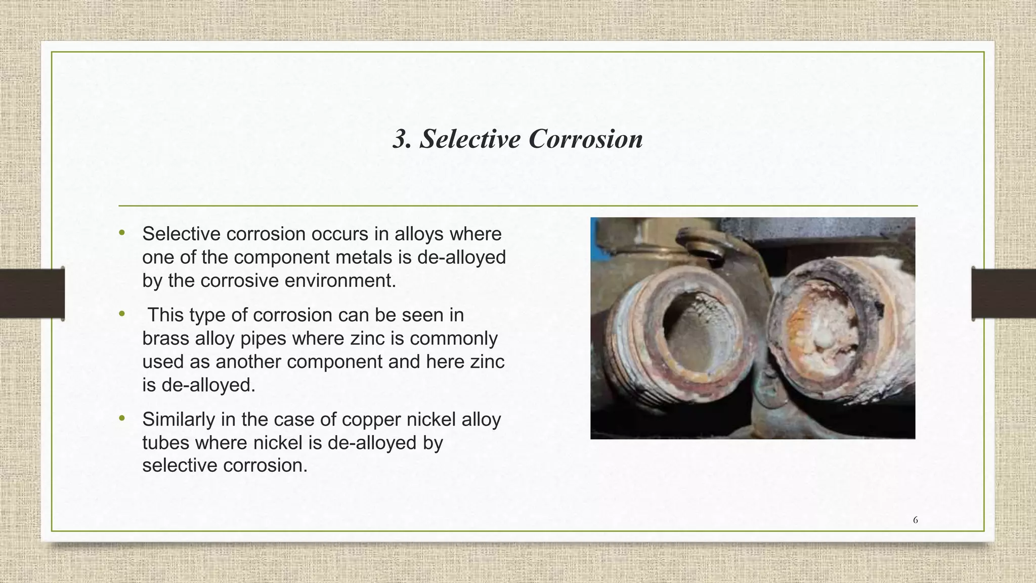 Types of corrosion and Prevention of corrosion | PPTX