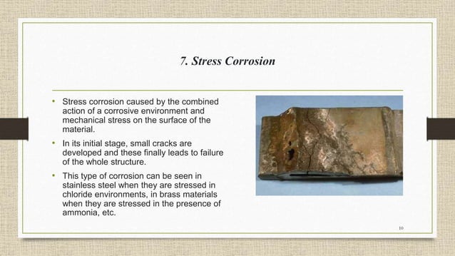 Types of corrosion and Prevention of corrosion | PPTX