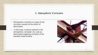 Types of corrosion and Prevention of corrosion | PPTX