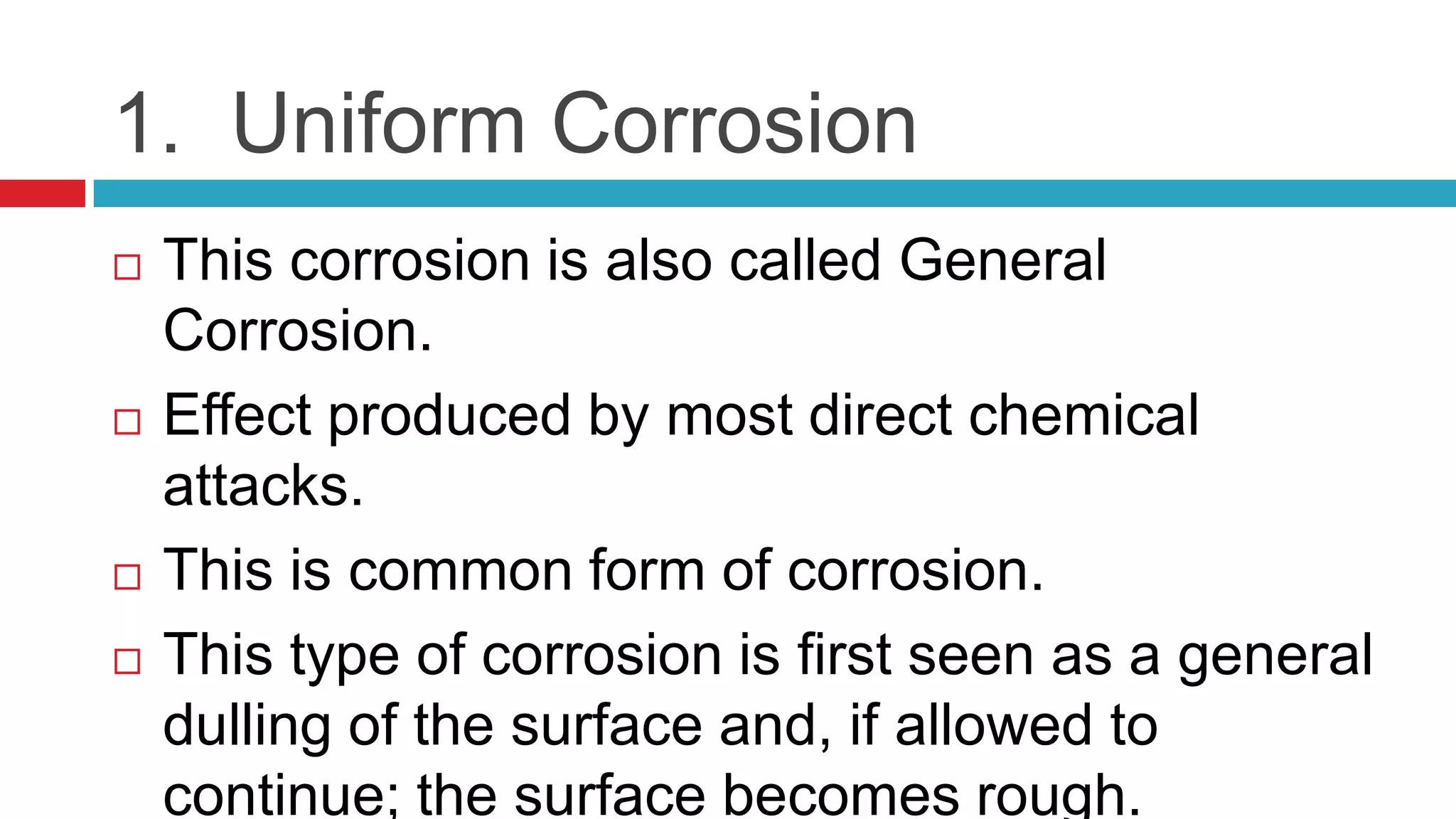 Types of corrosions | PPTX
