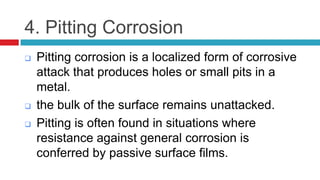 Types of corrosions | PPTX