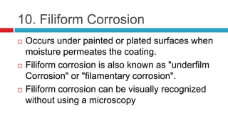 Types of corrosions | PPTX