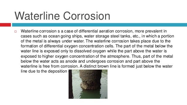 Types of corrosions