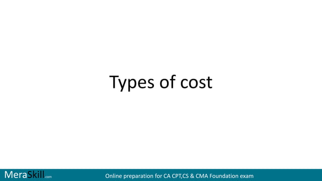 Types of cost | PPT