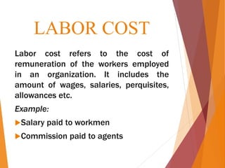 Types of cost | PPTX
