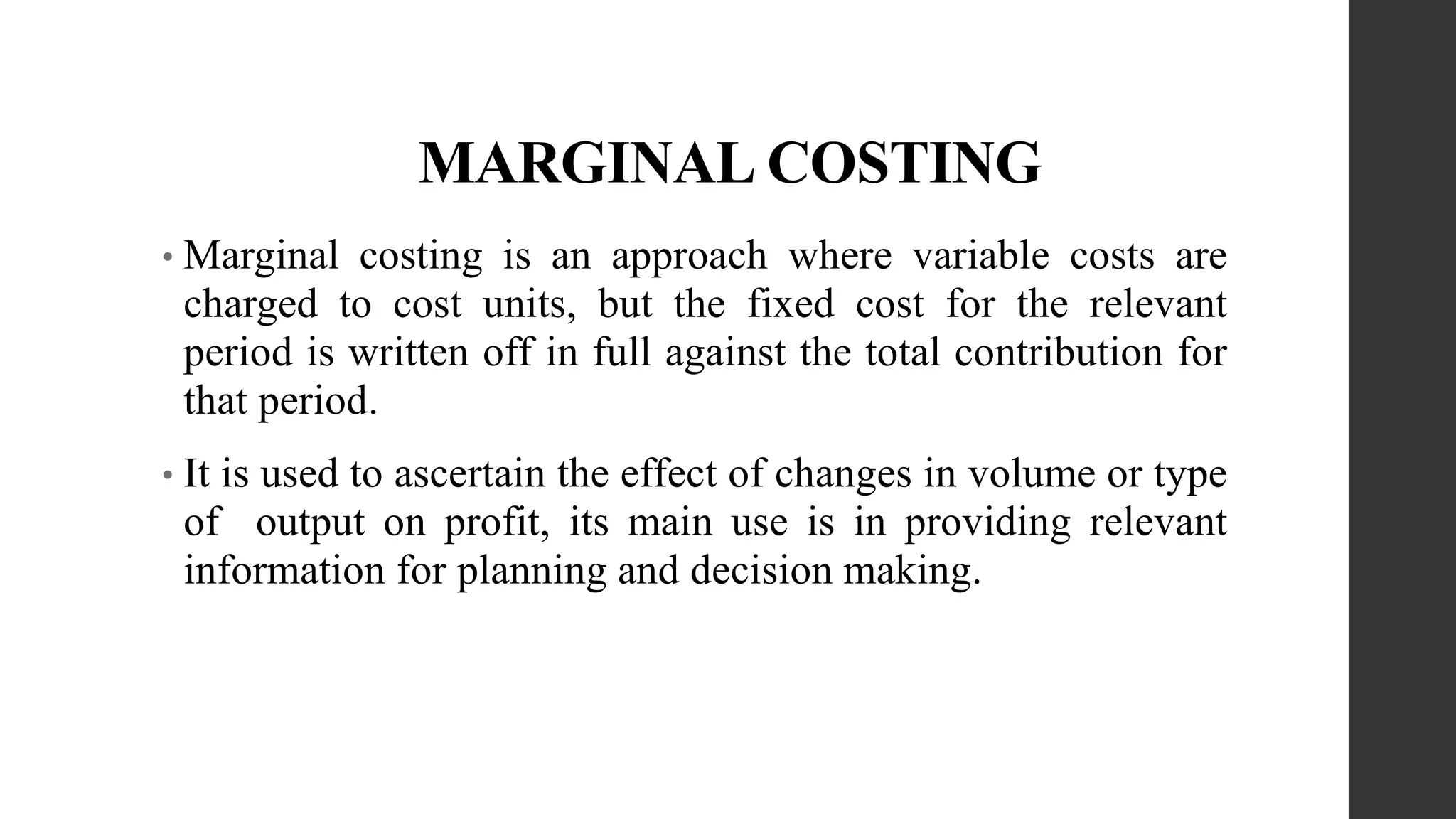 Types of costing | PPTX