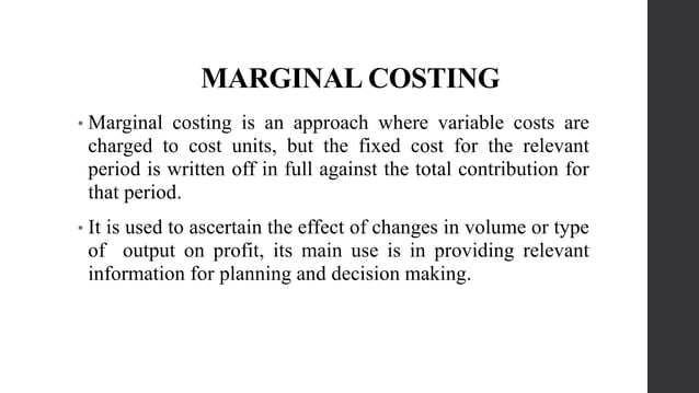 Types of costing | PPTX | Business Accounting & Finance | Business