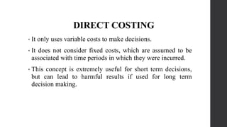 Types of costing | PPTX