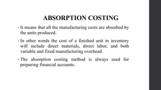 Types of costing | PPTX