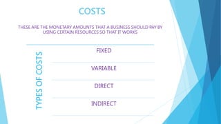 Types of Costs | PPTX