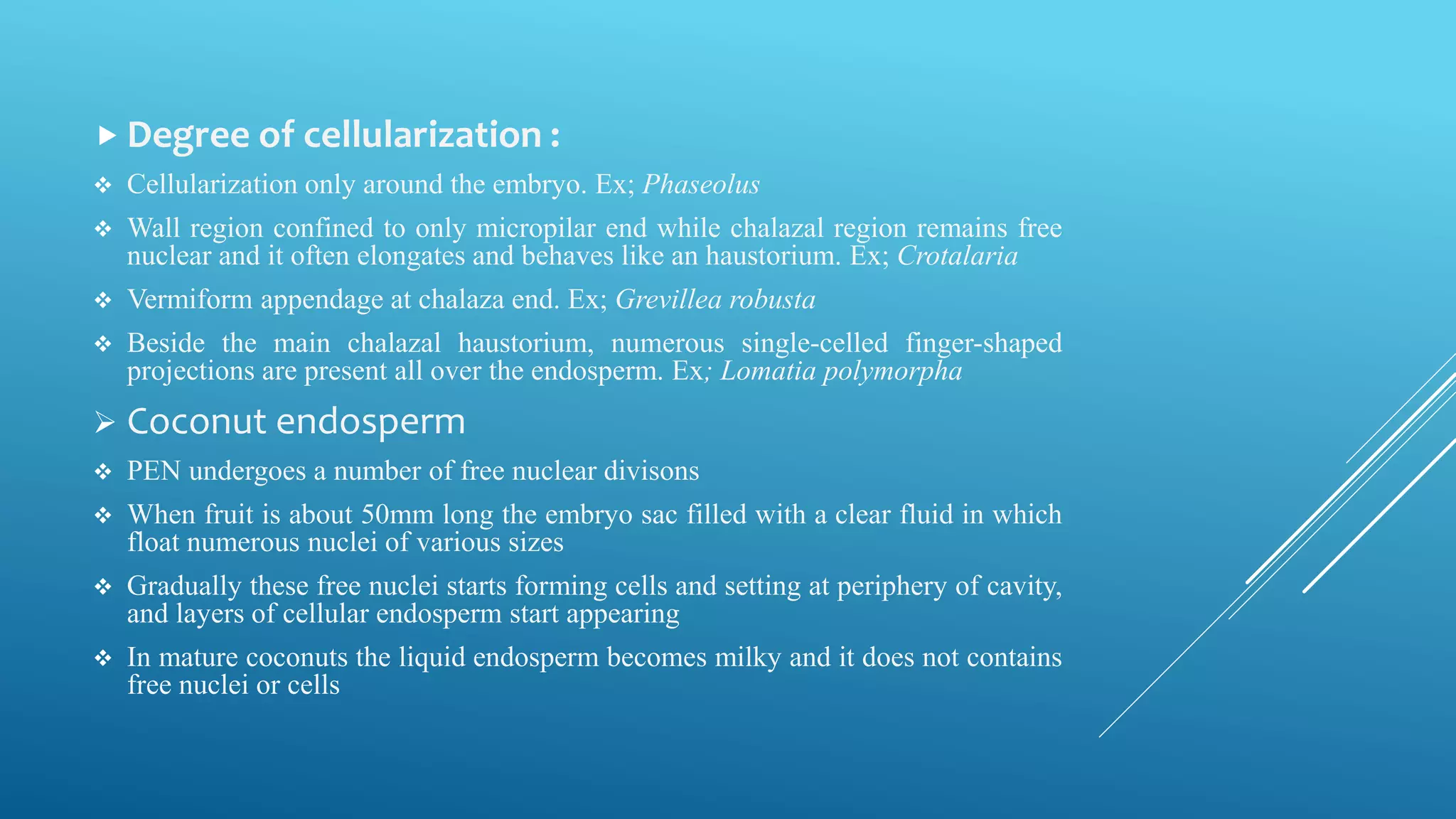 Types of cotyledons, embryo and endosperm | PPTX