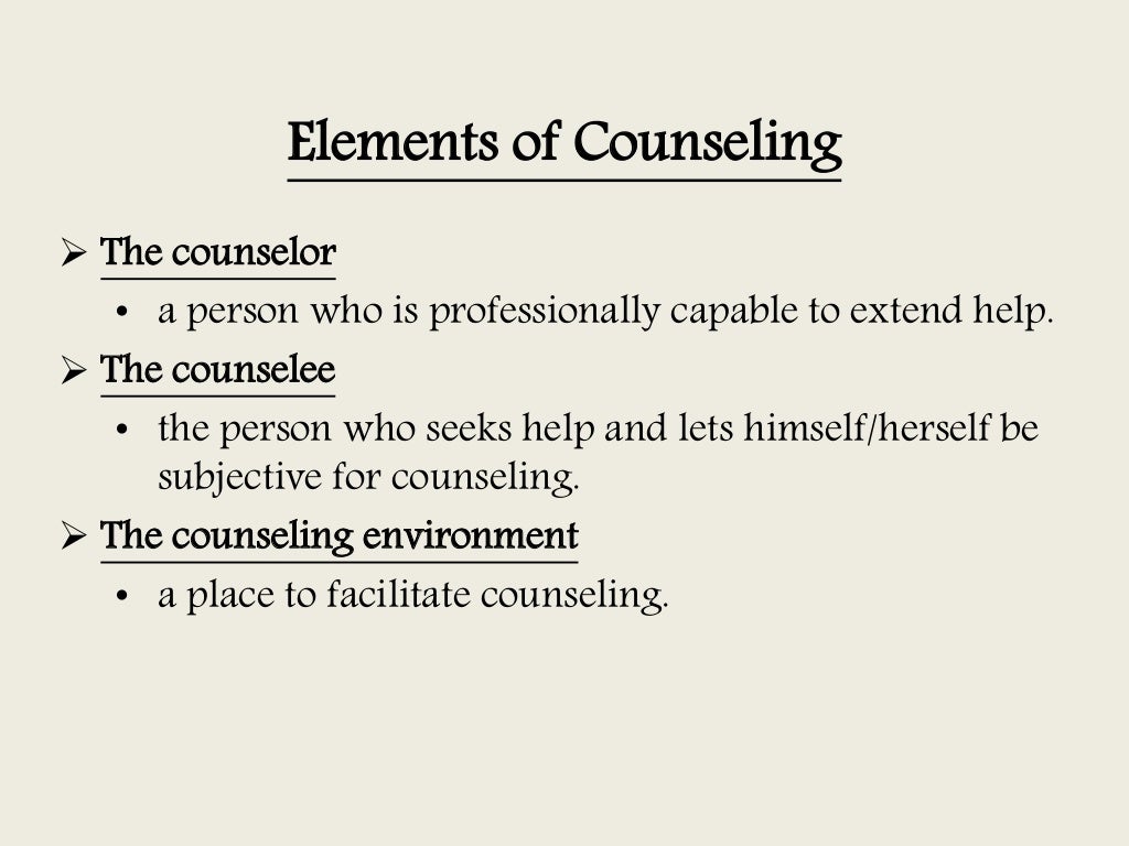 types-of-counseling