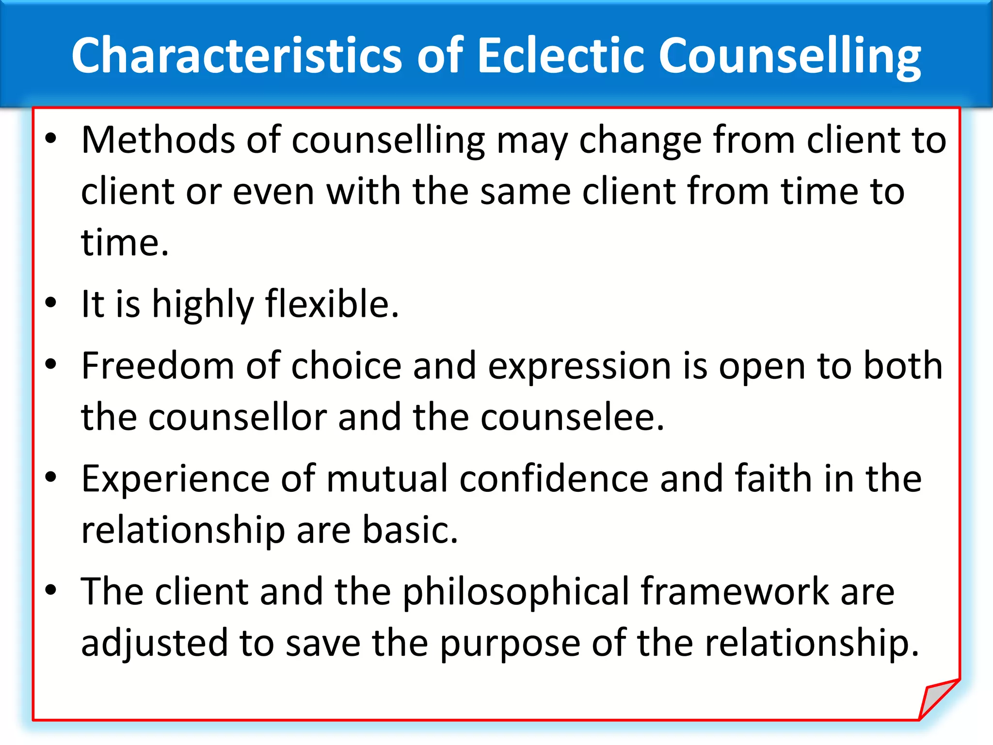 Types of counselling | PPTX