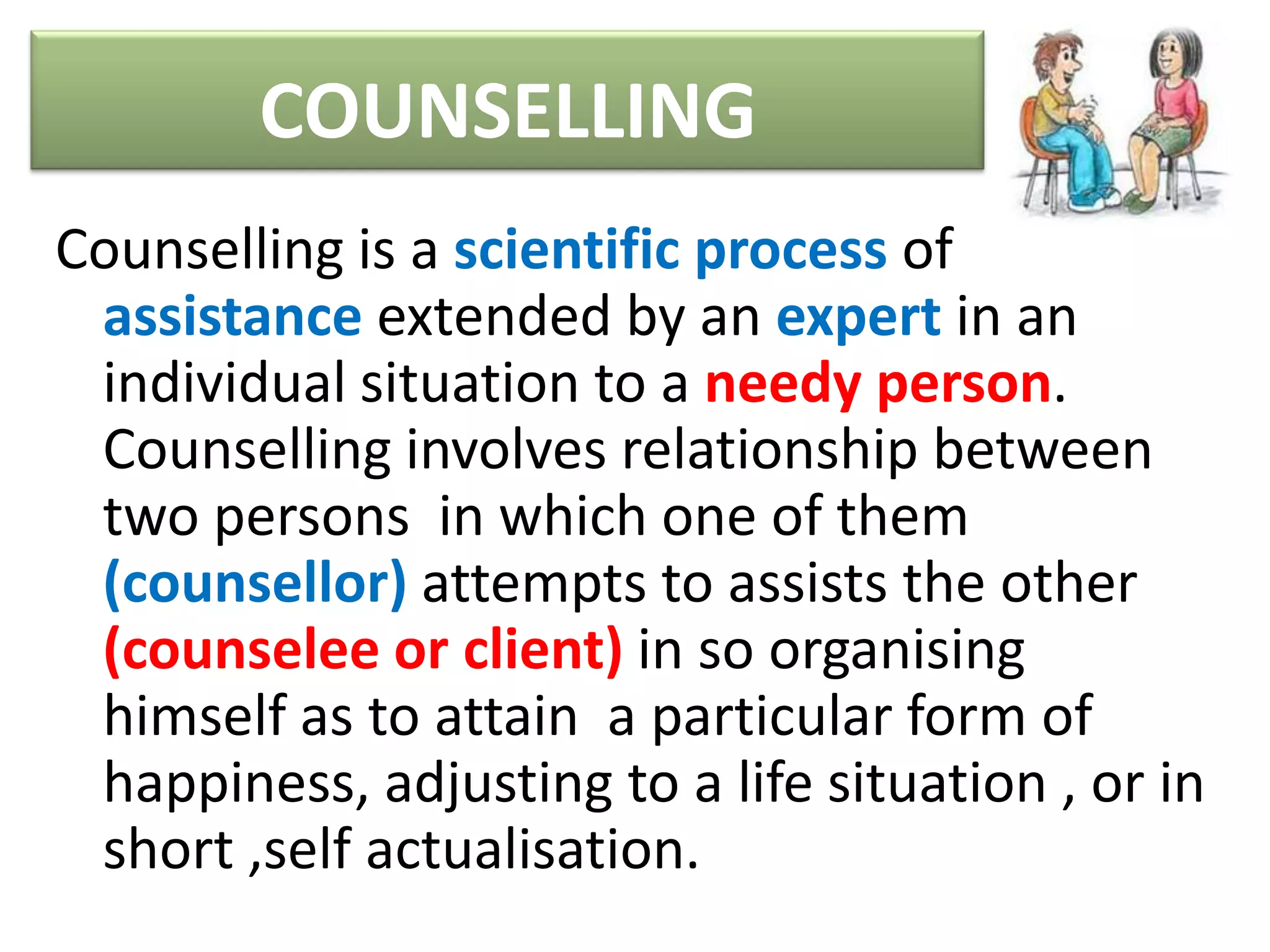 Types of counselling | PPTX