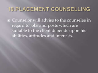 Types of counselling | PPTX