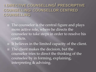 Types of counselling | PPT