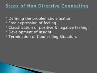 Types of counselling | PPTX