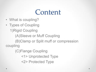 Types of coupling | PPTX