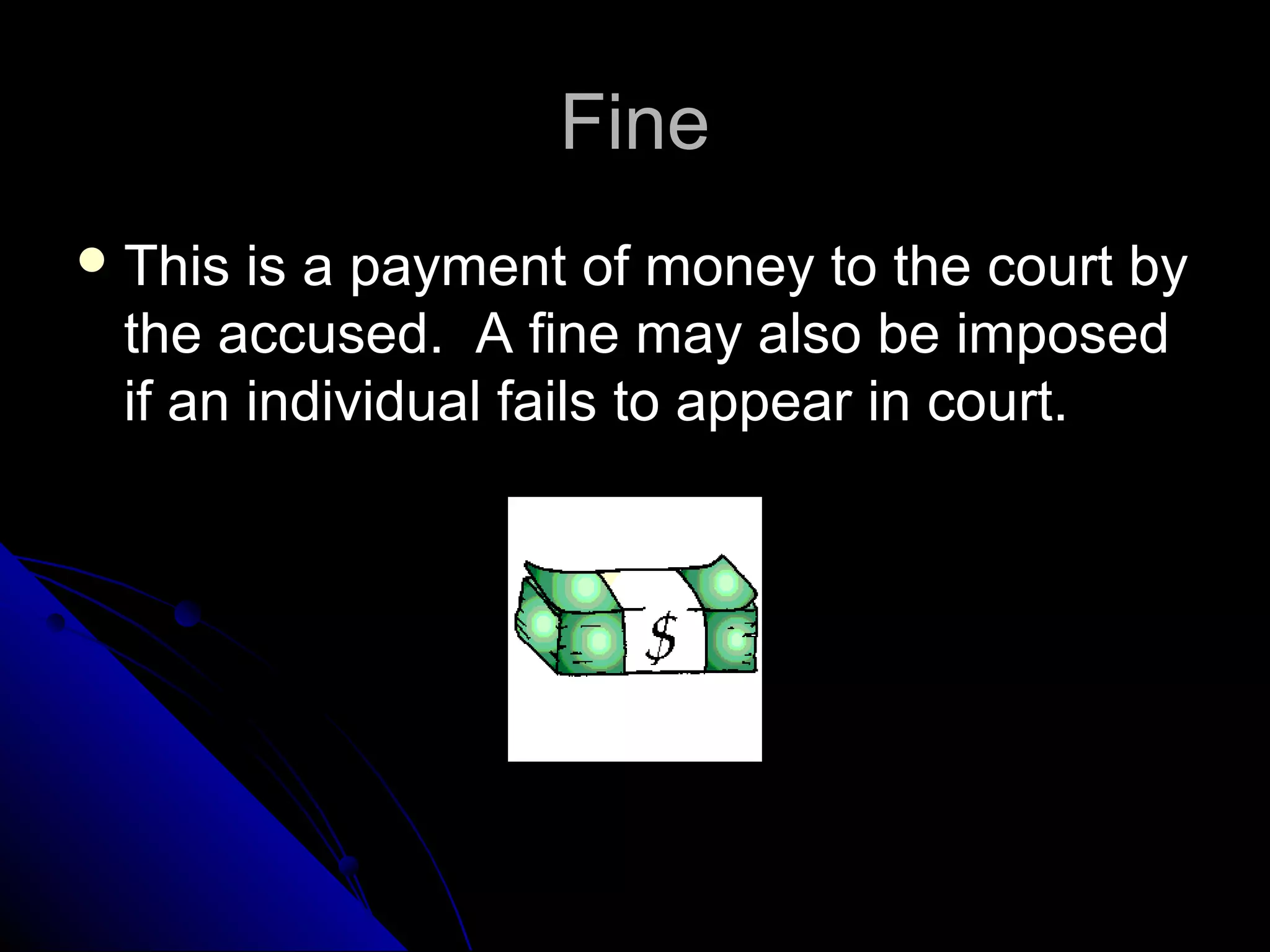 Types of court ordered punishment in Canada | PPT | Crime & Harmful ...