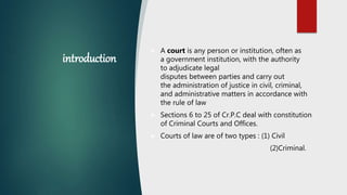 Types of courts | PPTX