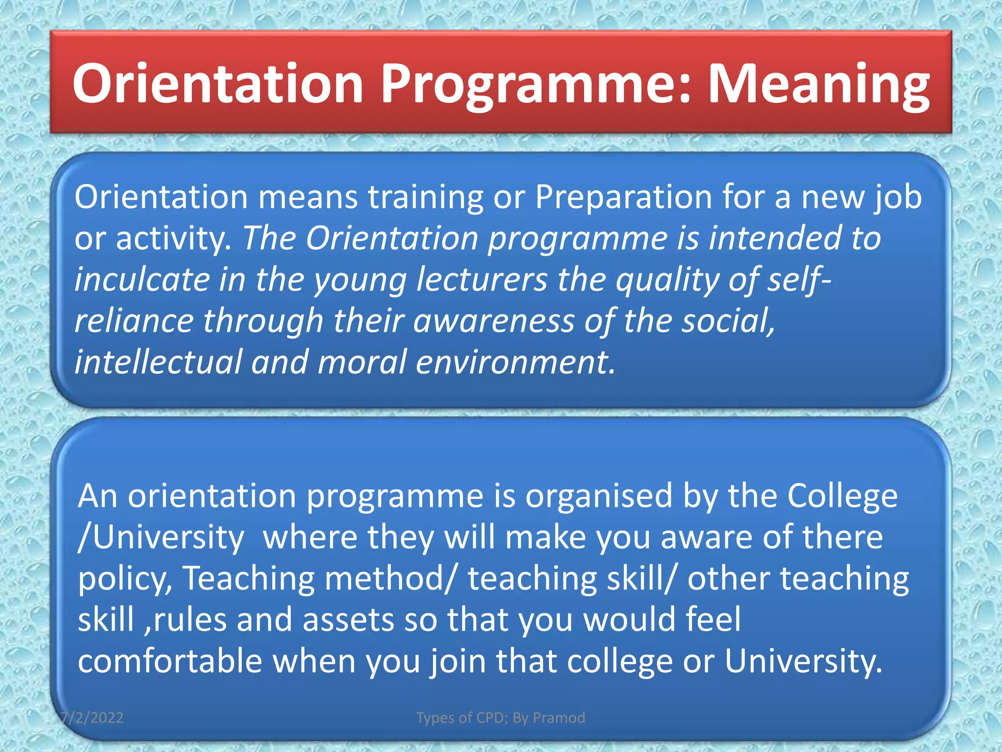 TYPES OF CONTINUOUS PROFESSIONAL DEVELOPMENT CPD.pptx