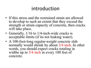 Types of cracks in concrete | PPTX