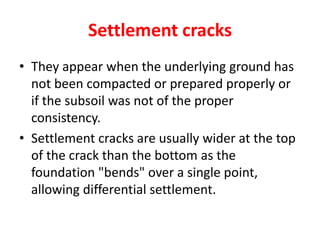 Types of cracks in concrete | PPTX