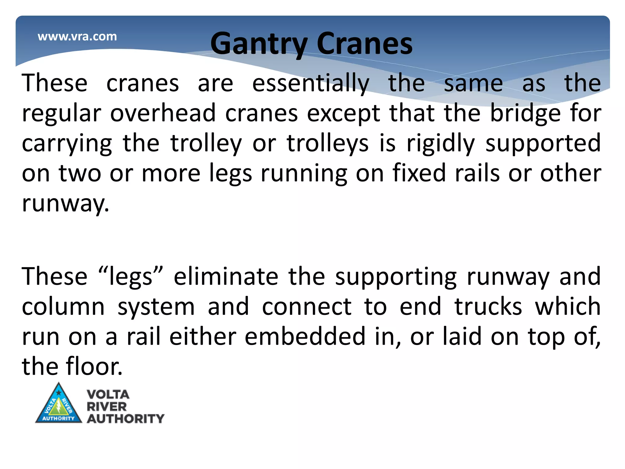 Types of crane | PDF