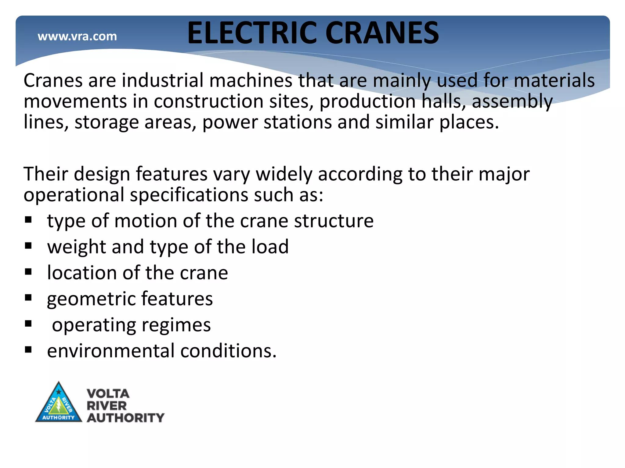 Types of crane | PDF