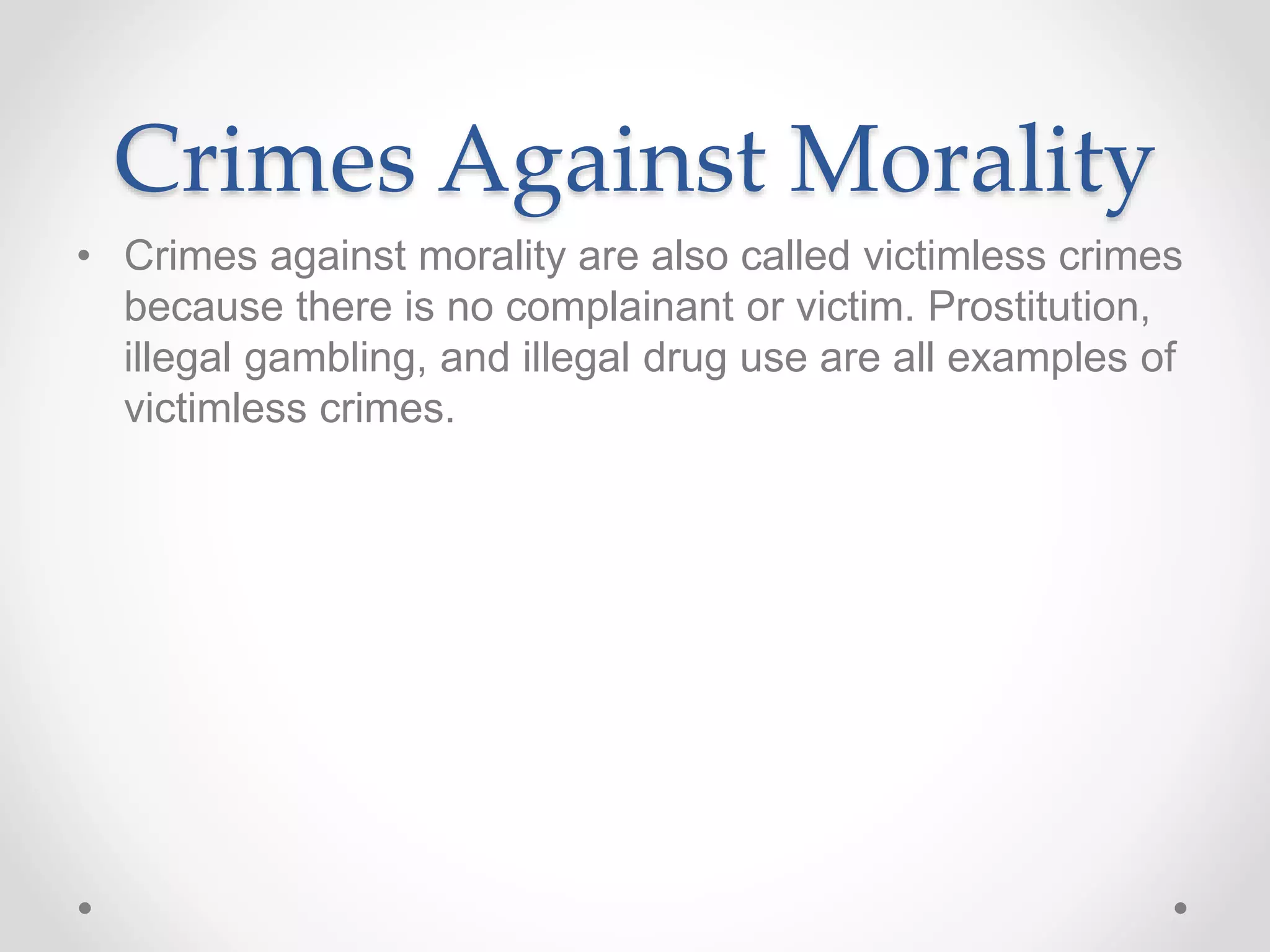 Types of Crime presentation | PPTX