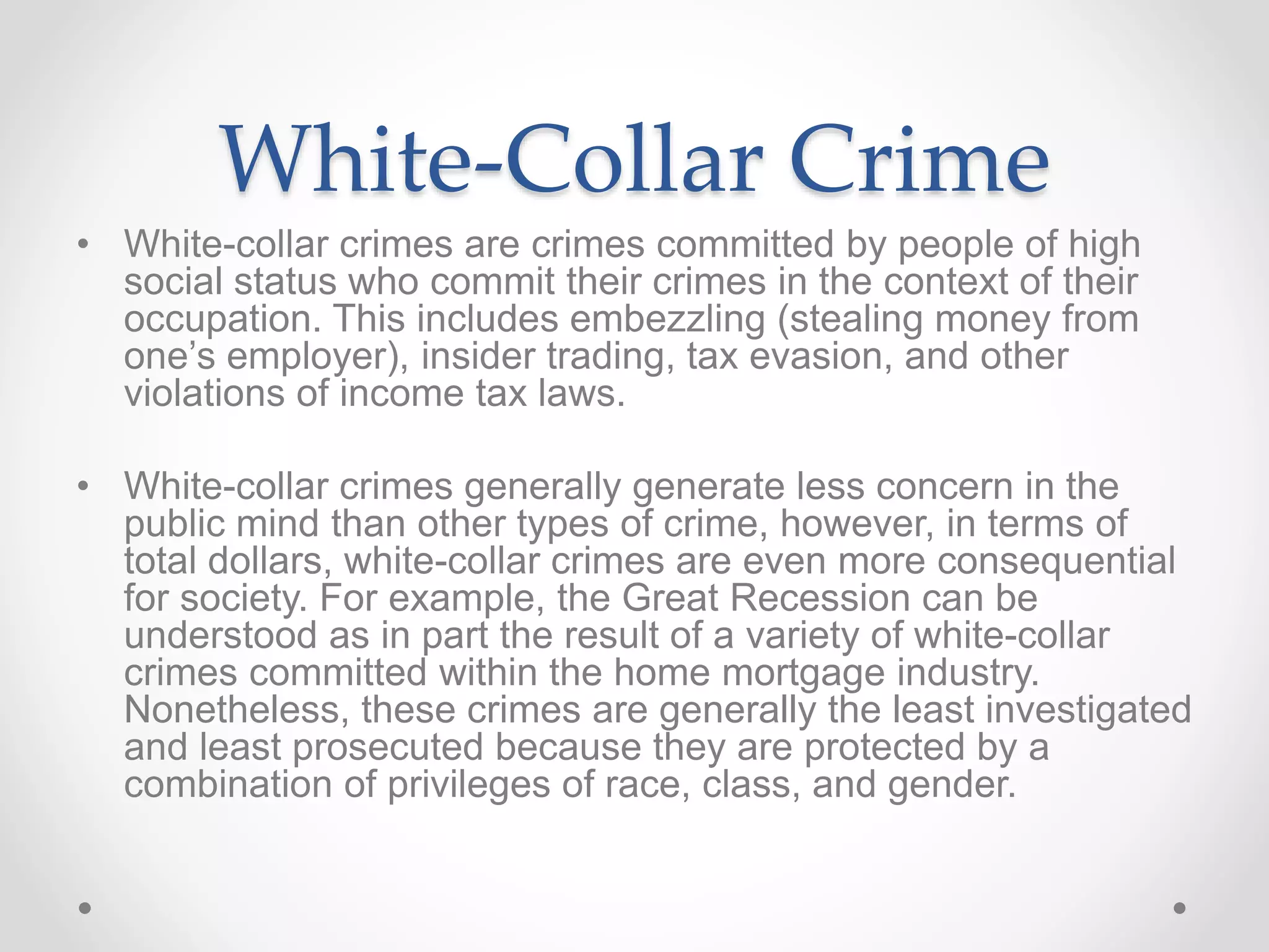 Types of Crime presentation | PPTX
