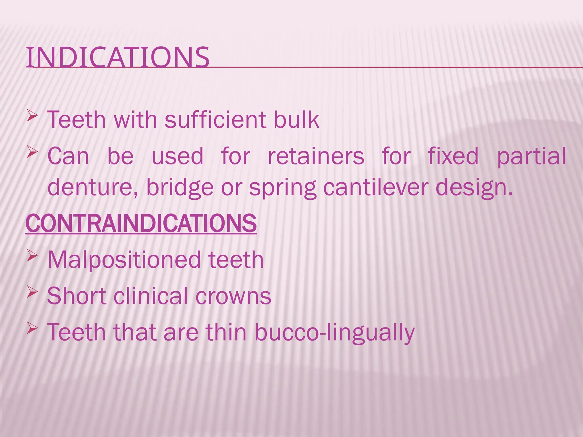 Types of special crownsand bridges in FPD | PPTX