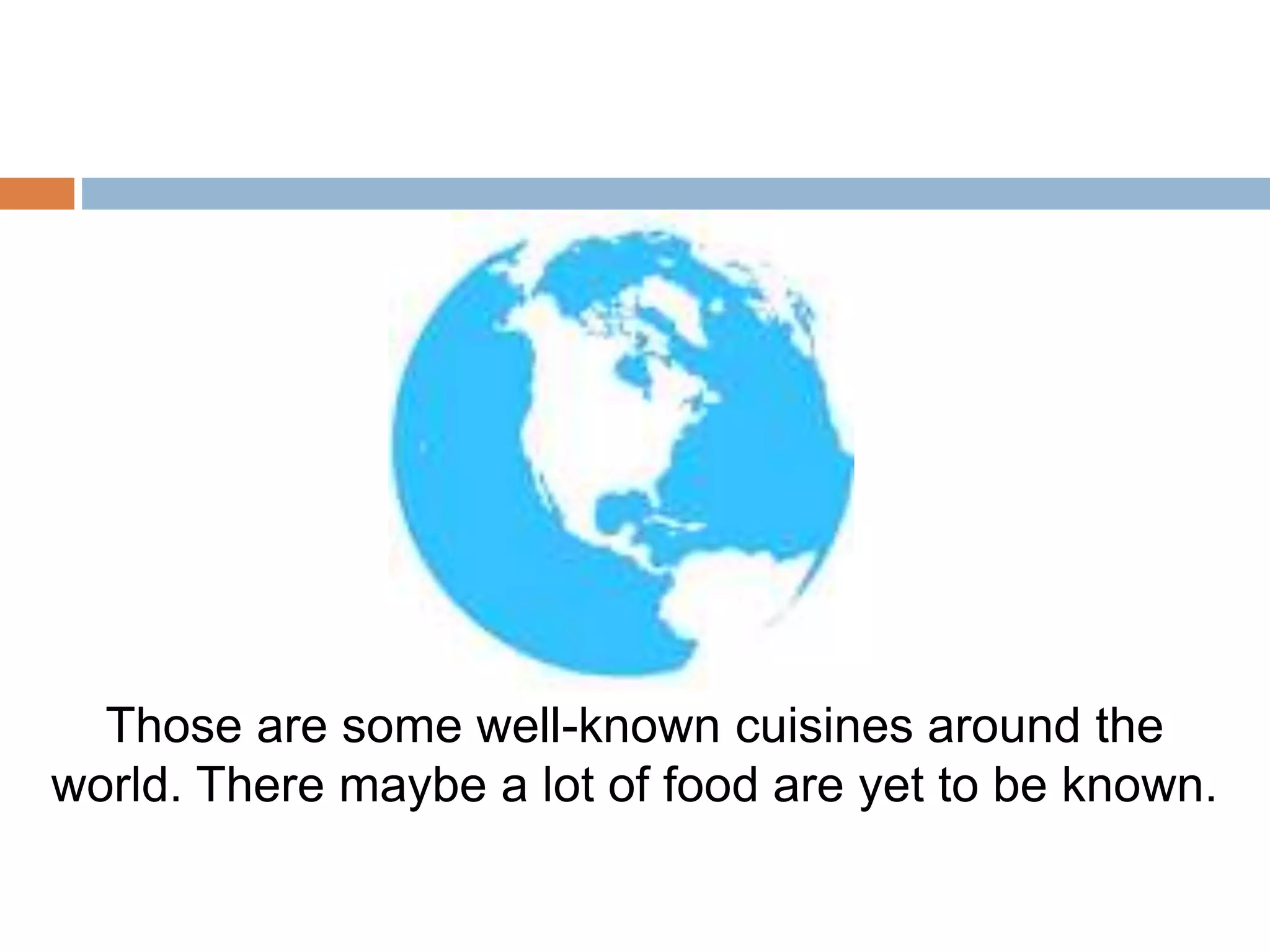 Types of cuisine | PPTX
