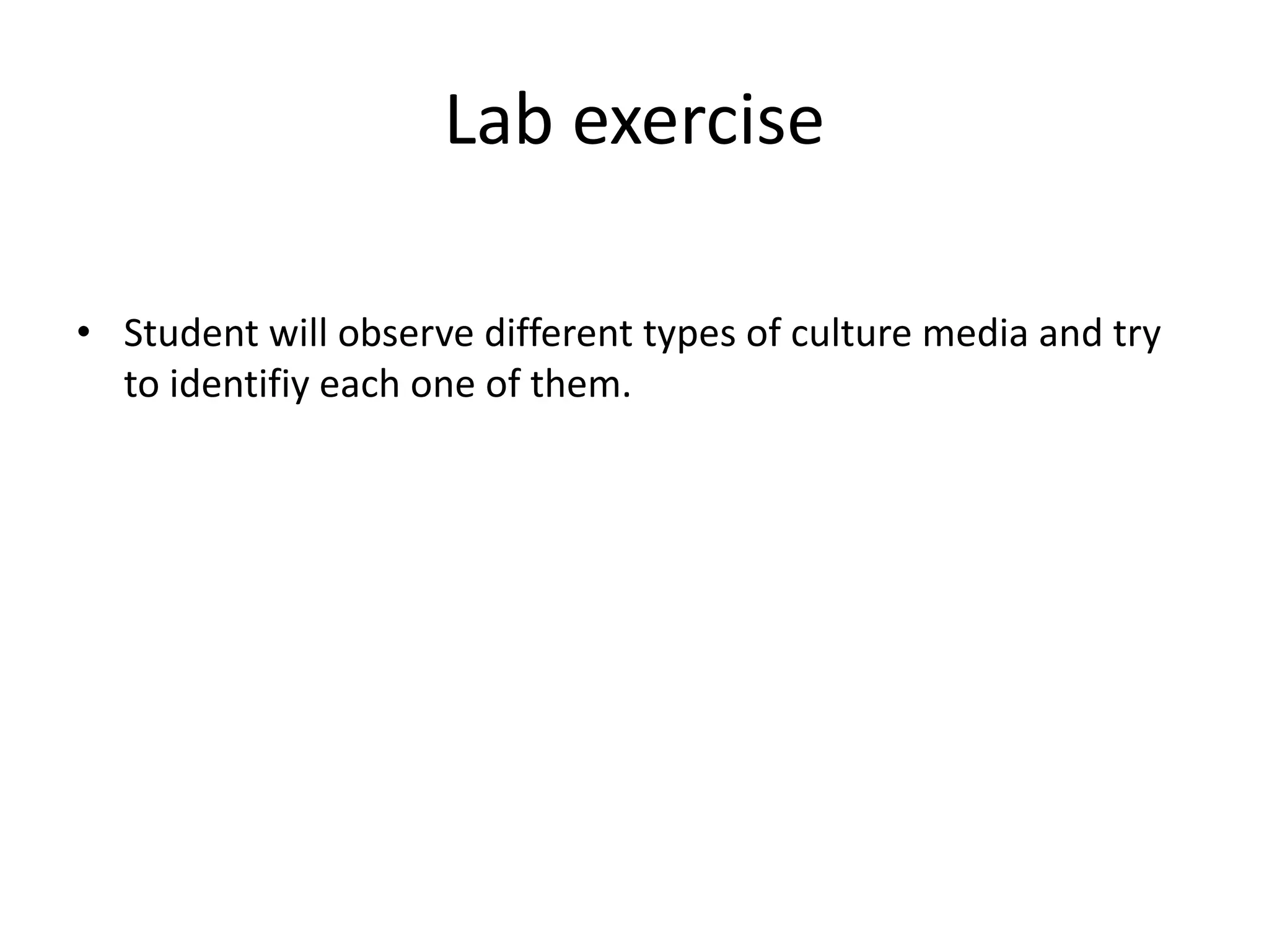Types of culture media | PPTX